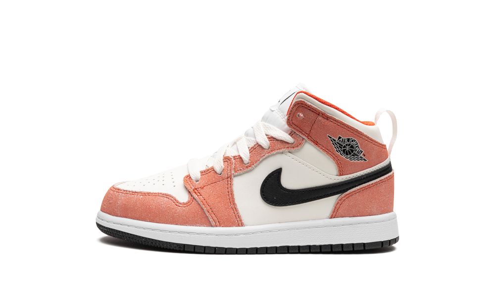 Jordan 1 Mid TD "Orange Suede" - Stadium Goods